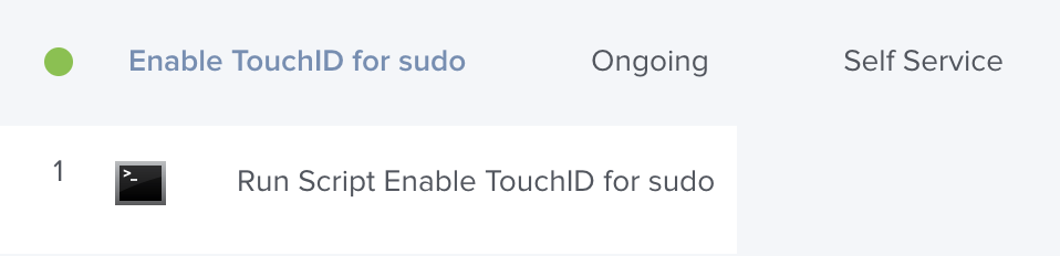 Use Jamf Self Service to Enable TouchID for sudo – Mostly Mac